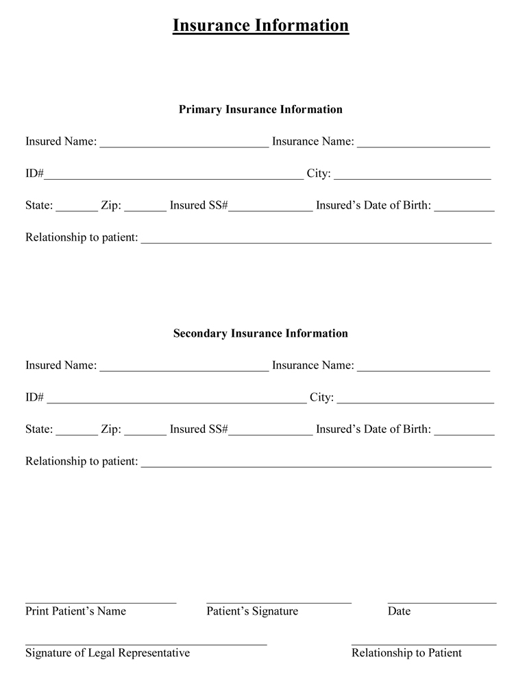 Insurance Information